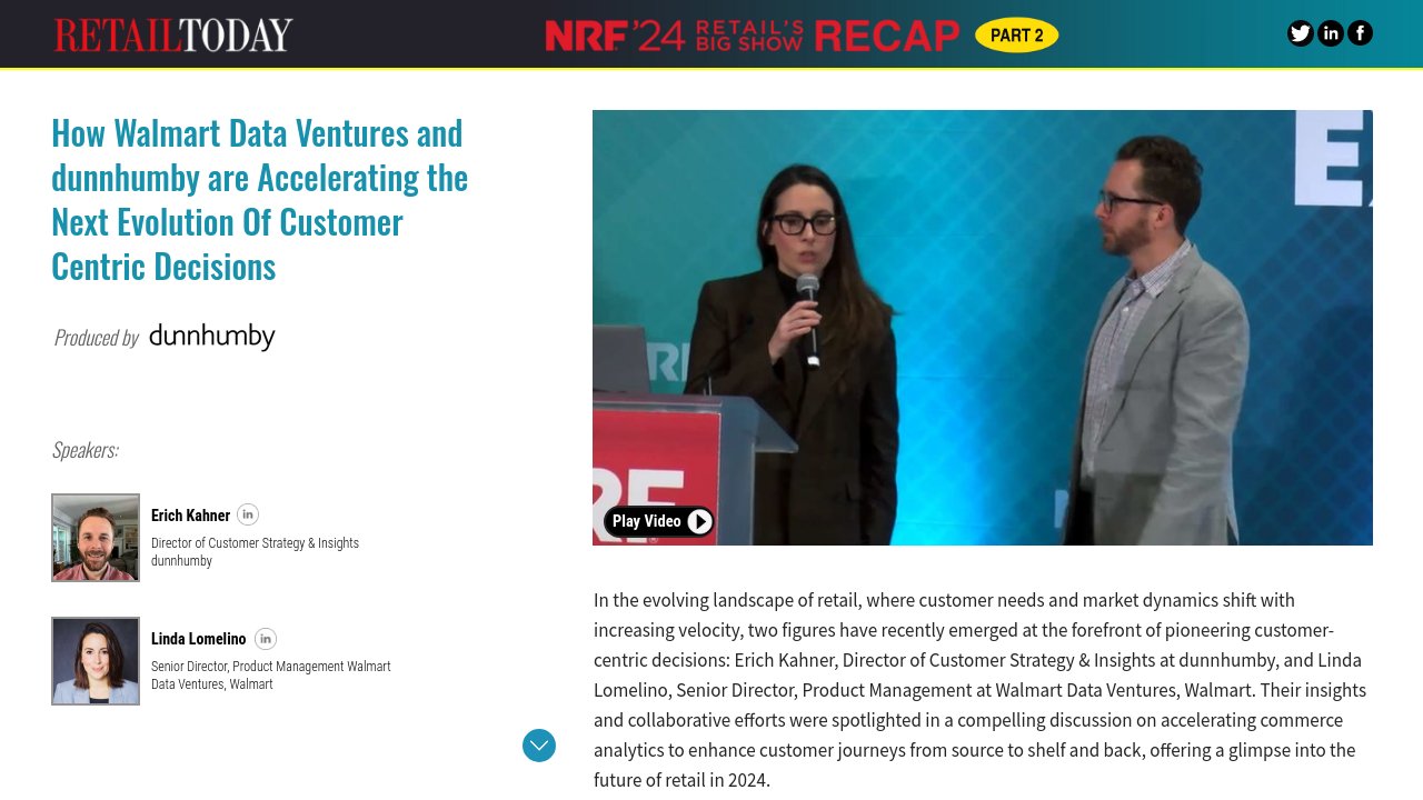 dunhumby - NRF 2024 Part 2