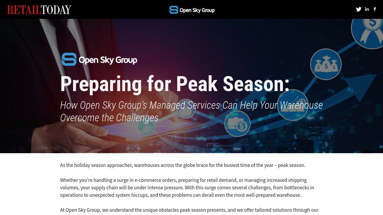 Open Sky Group - Retail Transformation 2024